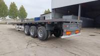 China Customizable 50-60 Ton FlatBed Semi-Trailer with Strong Steel Material in Africa for sale