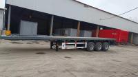China Customizable 50-60 Ton FlatBed Semi-Trailer with Strong Steel Material in Africa for sale