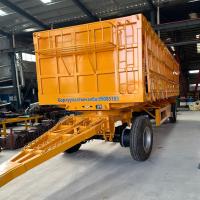 China Customers Optional 2 Axles 20ft 20 Tons Drawbar Cargo Fence Semi Trailer Made of Steel for sale
