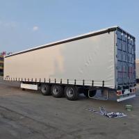 China 3 Axles Curtain Side Semi-Trailer with 13T-18T Axles and 15 Workdays Production Time for sale