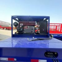 China 13T 60T Lowboy Semi-Trailer Truck Excavator Loading Low Bed Steel Trailer with 12R22.5 Tyre for sale