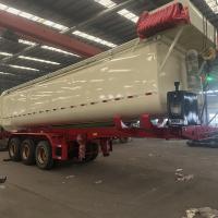China Truck Trailer Tank-type Rear Rollover Pull Sand and Gravel Semi-Trailer in Saudi Arabia for sale