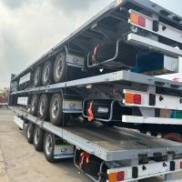 China 3 Axles Curtain Side Semi-Trailer with 13T-18T Axles and 15 Workdays Production Time for sale