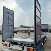 China 3 Axles Curtain Side Semi-Trailer with 13T-18T Axles and 15 Workdays Production Time for sale