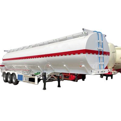 China Truck Trailer 40cbm Aluminum Alloy Fuel Oil Diesel Tank Semi Trailer with Customized for sale