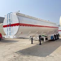 China Truck Trailer 40cbm Aluminum Alloy Fuel Oil Diesel Tank Semi Trailer with Customized for sale