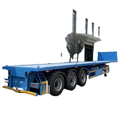 China Steel Flatbed Semi Truck Trailers for Shipping 20ft 40ft 50ft 53ft in 15 Workdays for sale