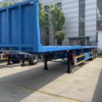 China Steel Flatbed Semi Truck Trailers for Shipping 20ft 40ft 50ft 53ft in 15 Workdays for sale