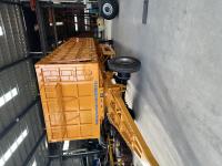 China Customers Optional Semi-Trailer 50 Ton Dump Truck with Dark Blue Color and Hydraulic Rod for sale