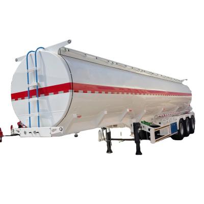 China Steel 40cbm Aluminum Alloy Fuel Oil Diesel Tank Semi Trailer 3 Axles Customized for sale