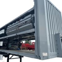 China Tri Axles PVC Side Curtain Trailer for Wood Moldings Transport Customizable and Safe for sale