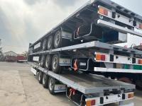 China Dump Semi-Trailer with Air Suspension and Steel Curtain of Multi-Purpose Truck Cargo for sale