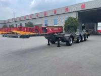 China Mechanical/Air Suspension Container Skeleton Chassis with 12 Wheel and 13T-18T Axle for sale