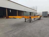 China Mechanical/Air Suspension Container Skeleton Chassis with 12 Wheel and 13T-18T Axle for sale