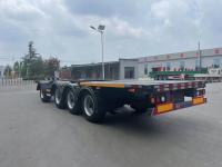 China Mechanical/Air Suspension Container Skeleton Chassis with 12 Wheel and 13T-18T Axle for sale