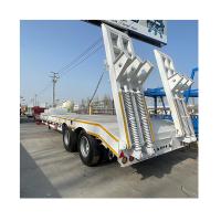 China 23220*3600*2750mm Low Flatbed Transport Semi-Trailer Truck with Hydraulic Cylinder for sale