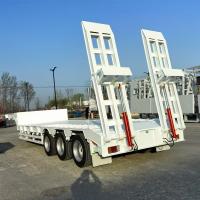 China 15 Workdays Production Time Low Flatbed Semi-Trailer for Truck Trailer Transportation for sale