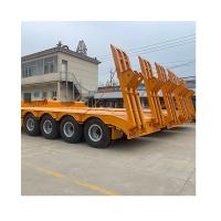 China 15 Workdays Production Time Low Flatbed Transport Semi-Trailer Truck with Air Suspension for sale
