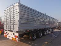 China Semi-Trailer 4 Axles Side Wall Cargo Truck Trailers with 13T 14T 16T 18T Axle for sale