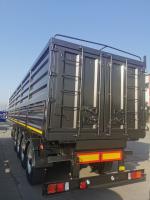 China Semi-Trailer 4 Axles Side Wall Cargo Truck Trailers with 13T 14T 16T 18T Axle for sale