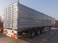 China Semi-Trailer 4 Axles Side Wall Cargo Truck Trailers with 13T 14T 16T 18T Axle for sale