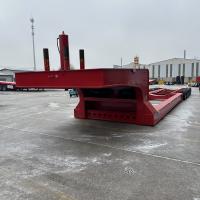 China Retractable Flatbed Trailer for Wind Turbine Blade and Power Equipment Transport for sale