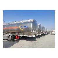 China 45Cbm Crude Oil Fuel Tank Semi Trailer Customized 3 Axles with Steel Construction for sale