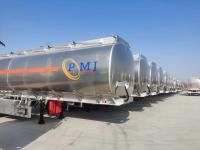 China 45Cbm Crude Oil Fuel Tank Semi Trailer Customized 3 Axles with Steel Construction for sale