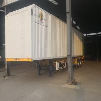 China High Speed Steel Semi-Trailer With Extendable 2/3 Axle Container Skeleton for sale