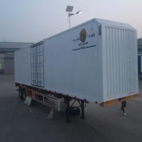China High Speed Steel Semi-Trailer With Extendable 2/3 Axle Container Skeleton for sale