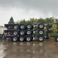 China Customizable 2 Axles Semi-Trailer for Terminal Port Truck Shipping Container Skeleton for sale