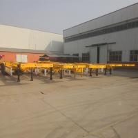 China Customizable 2 Axles Semi-Trailer for Terminal Port Truck Shipping Container Skeleton for sale