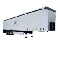 China 60T Max Payload Semi-Trailer 3-Axle Truck Trailer with PVC Custom Color Side Curtain for sale