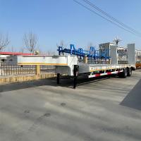 China 13T 14T 16T 18T Axle Semi Trailer Flatbed Tanker Container Trailer Limited Time Offer for sale
