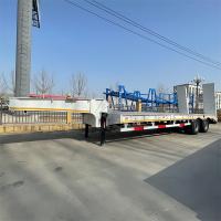 China 13T 14T 16T 18T Axle Semi Trailer Flatbed Tanker Container Trailer Limited Time Offer for sale
