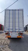 China 130 Ton 53 Ft Tarpaulin Side Curtain Box Open Container Semi-Trailer for Drinks and Vegetable for sale