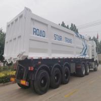 China Heavy Duty 3-5 Axles Dump Trailer Tractor Tripper Semi-Trailer for Customers Optional for sale