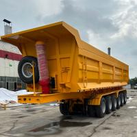 China Heavy Duty 3-5 Axles Dump Trailer Tractor Tripper Semi-Trailer for Customers Optional for sale