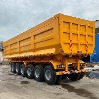 China Hydraulic Cylinder Dump Semi-Trailer 15 Workdays Production Time and Optional Customers for sale