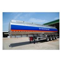 China Customizable Tri-Axle Stainless Steel Milk Tank Fuel Transport Tanker Semi Trailer for sale