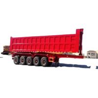 China Hydraulic Cylinder Dump Semi-Trailer with Mechanical Suspension for sale