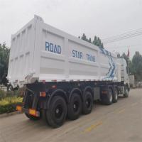 China Hydraulic Cylinder Dump Semi-Trailer with Mechanical Suspension for sale