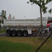 China Hydraulic Cylinder Dump Semi-Trailer with Mechanical Suspension for sale