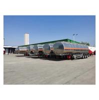 China Truck Trailer 3-Axle 3-Bay Carbon Steel Fuel Semi-Trailer with 15 Workdays Production Time for sale