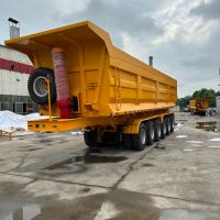 China Rear Dump Semi-Trailer Max Payload 120T for Country Marke for sale