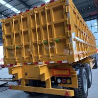 China Full Flatbed Skeleton Trailer Container Transport Turntable Trailer Steel Material for sale