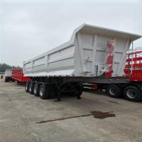 China Truck Trailer Rear Dump Semi Trailer Tipping Trailer with and 16T Axle Made for sale