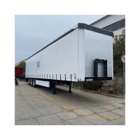 China Steel Wing Trailer 40T 50T Impact Pvc Side Curtain Trailer for Bulk Cargo Transportation for sale