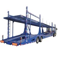 China Truck Trailer Double Floor Steel Design Car Towing Dolly Trailer with Suspension for sale