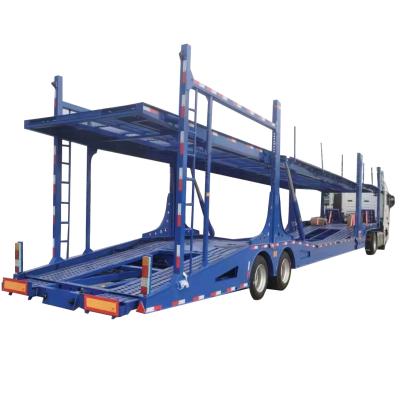 China Truck Trailer Double Floor Steel Design Car Towing Dolly Trailer with Suspension for sale